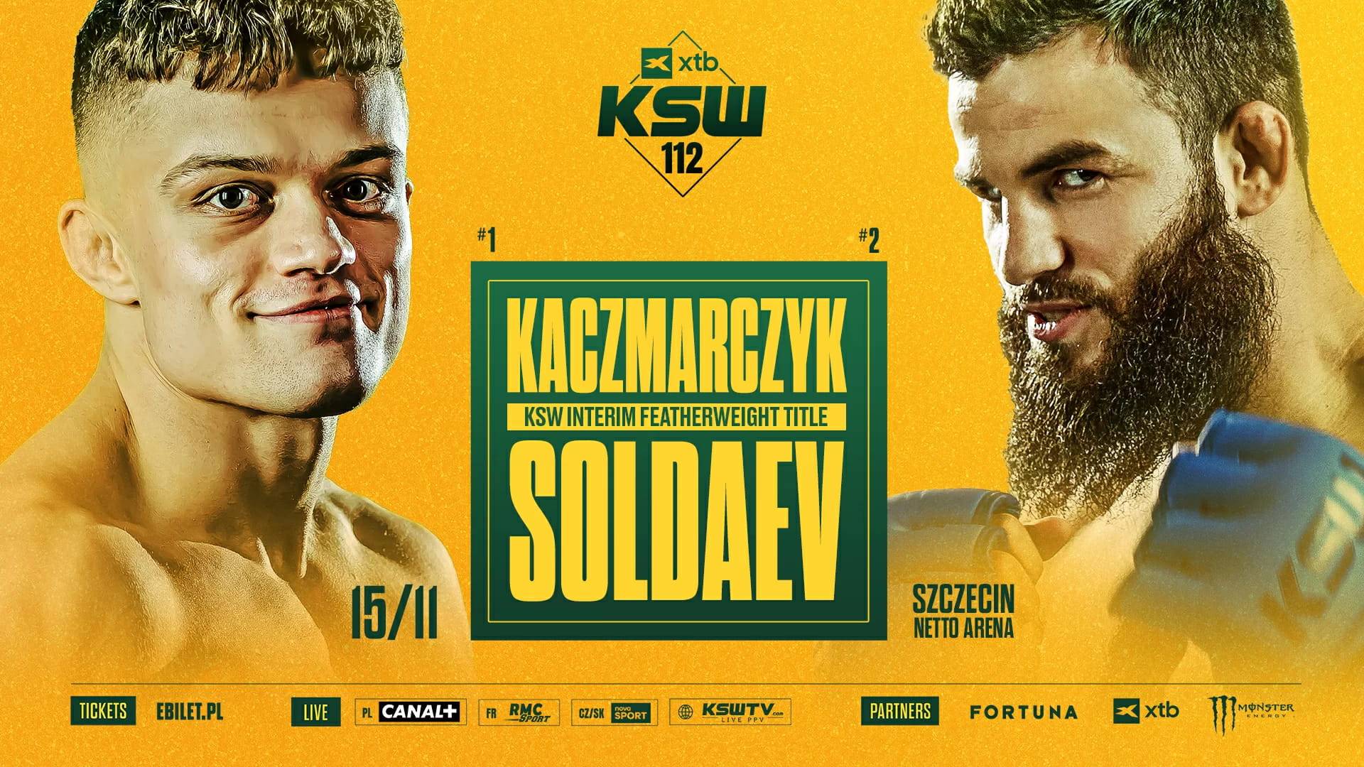 KSW 112 na żywo relacja online - Zobacz wyniki LIVE